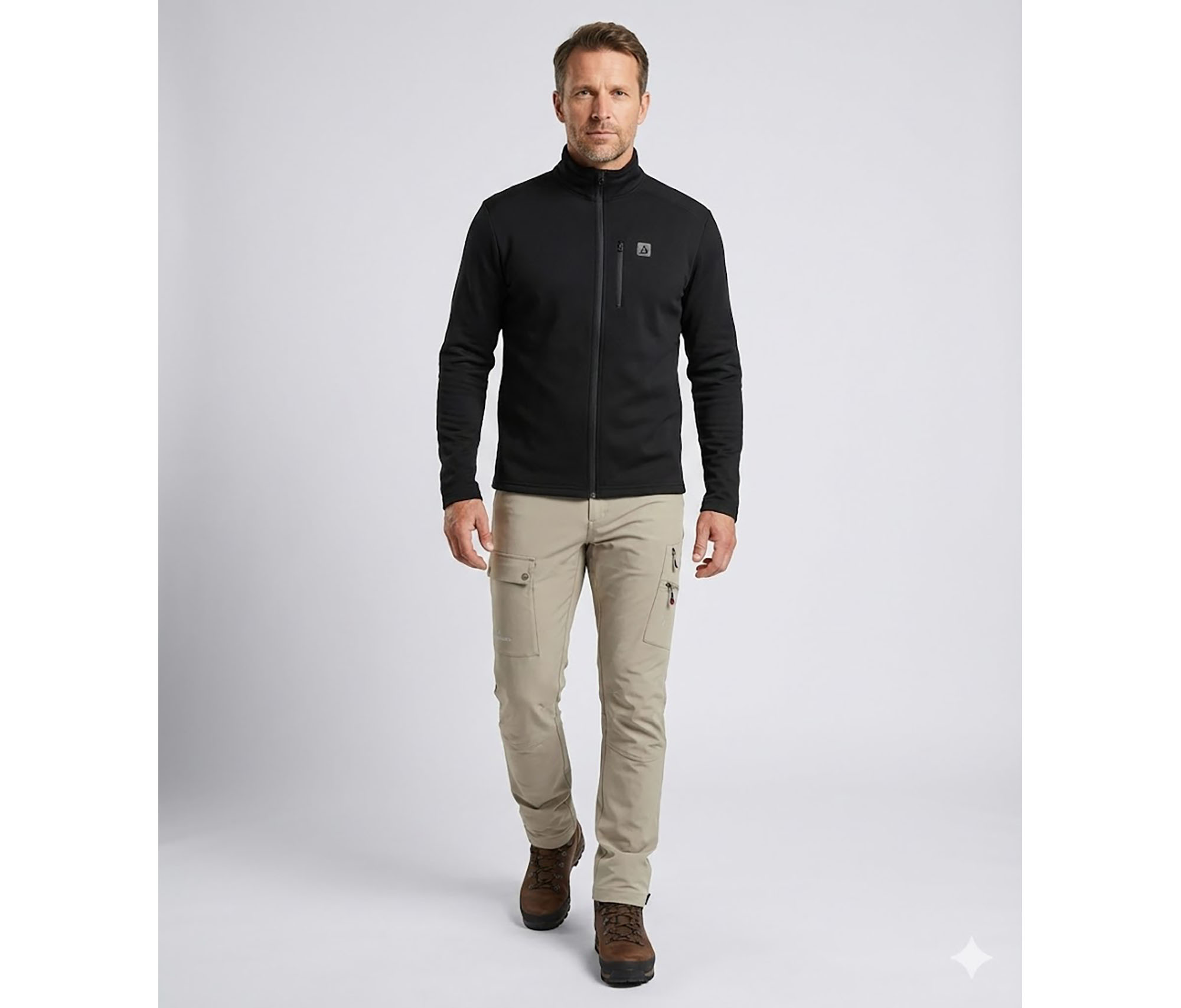 Bergson HINRIK | Karlar Thermo Flísjakki, hlýr og þæginlegur | Herren ...