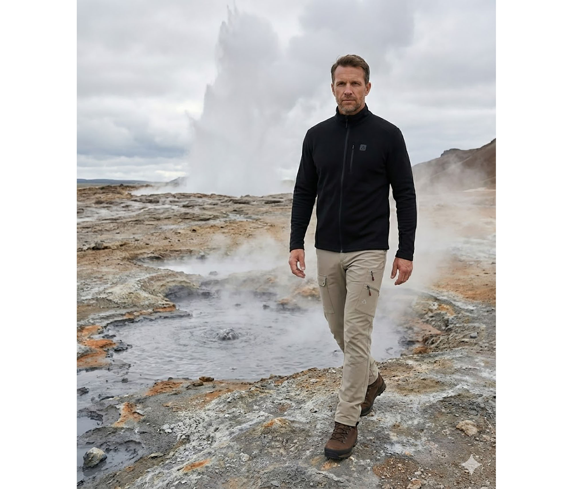 Bergson HINRIK | Karlar Thermo Flísjakki, hlýr og þæginlegur | Herren ...