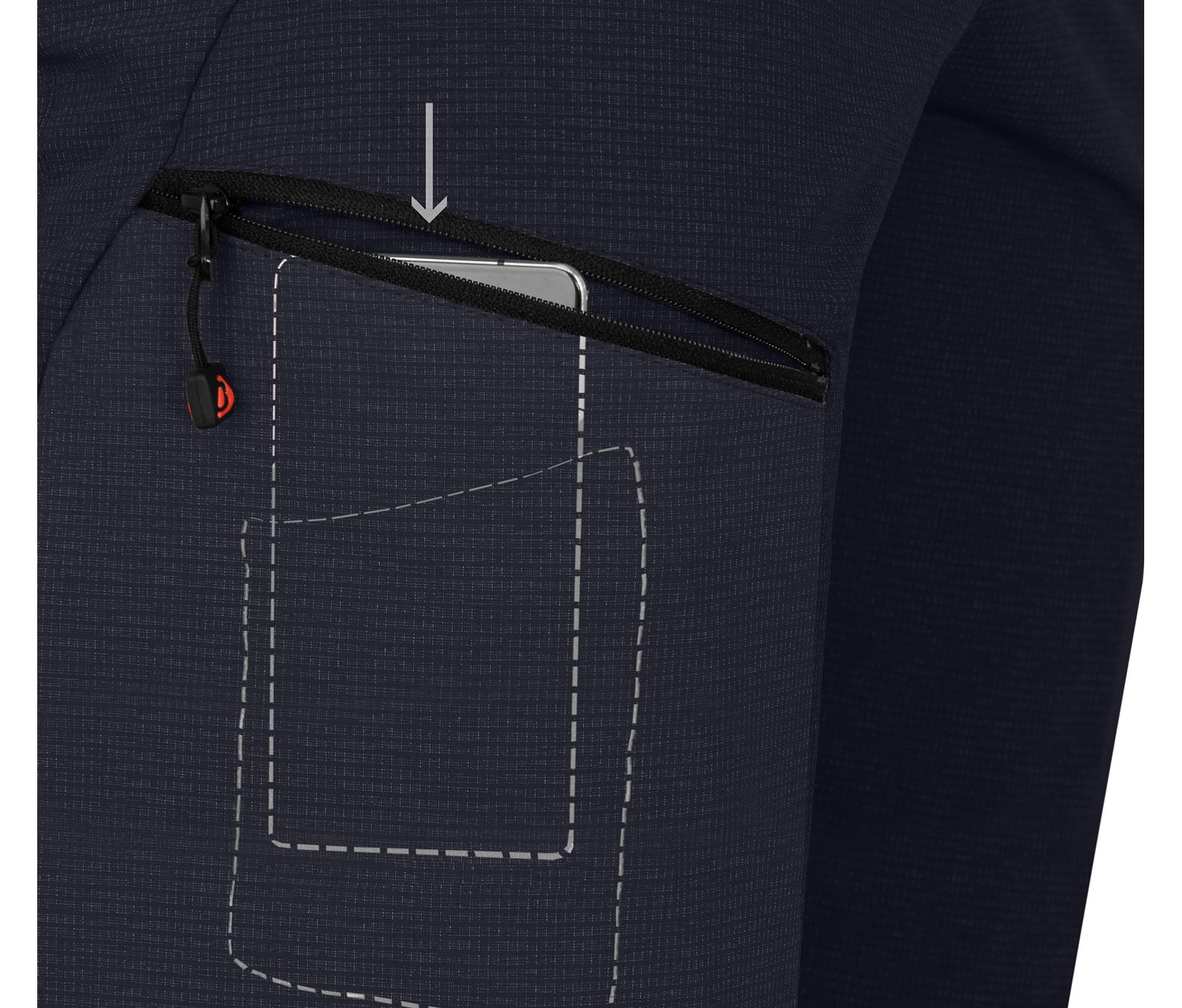 Bergson Pori Capri Damen 3 4 Wanderhose Robust Elastisch Nacht