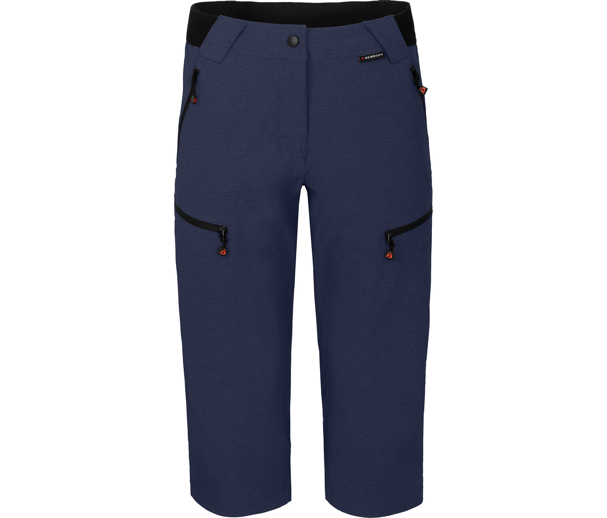 Bergson Pori Capri Damen 3 4 Wanderhose Robust Elastisch Peacoat