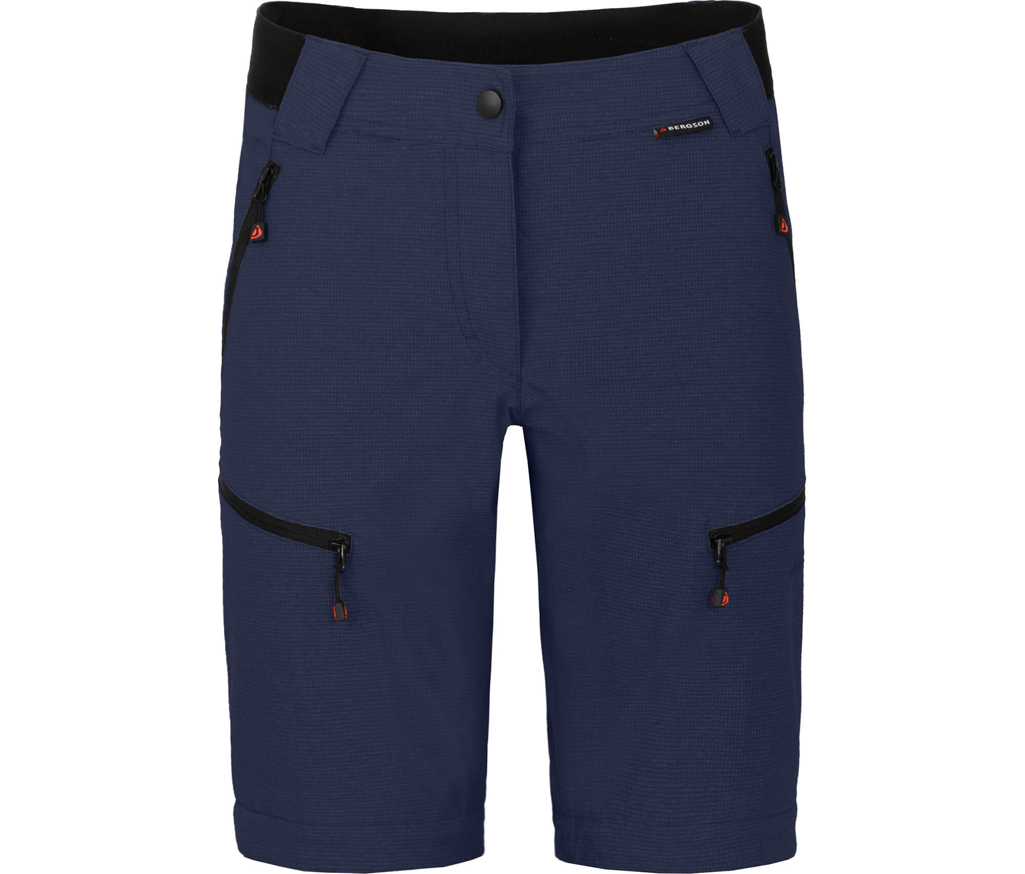 Bergson Pori Zipp Off Damen Wanderhose Robust Elastisch Peacoat